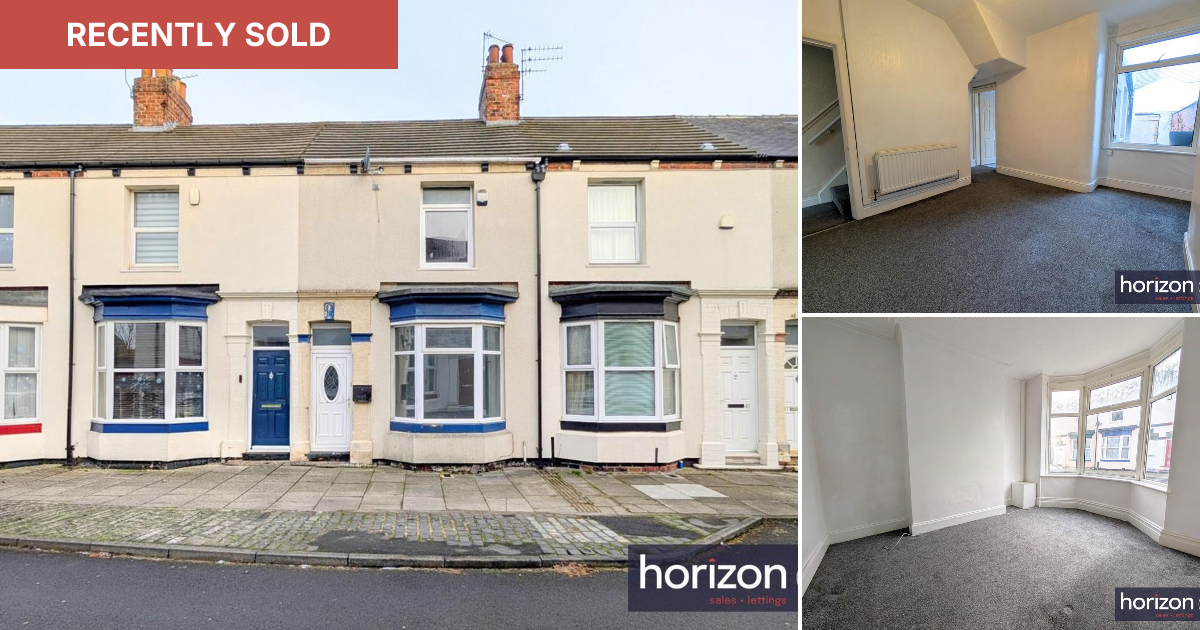 3 bed terraced house for sale in Orwell Street, Middlesbrough | Horizon ...
